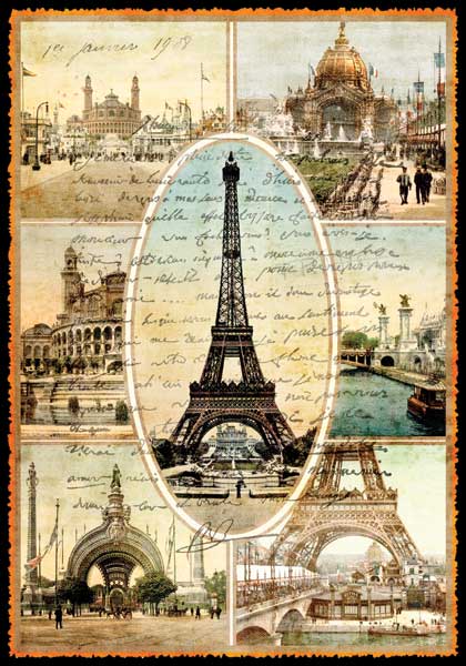 Carte Postale Paris Vintage - Multivues PPOF 068 - Emmanuel Gill