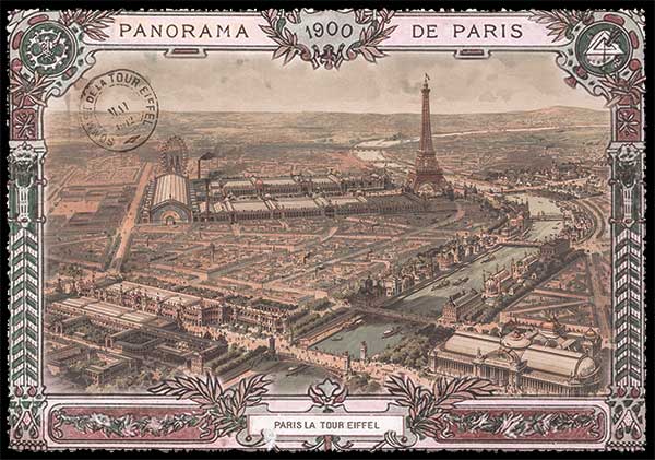 Carte Postale Paris Vintage - Panorama de Paris PPOF 089 - Emmanuel Gill
